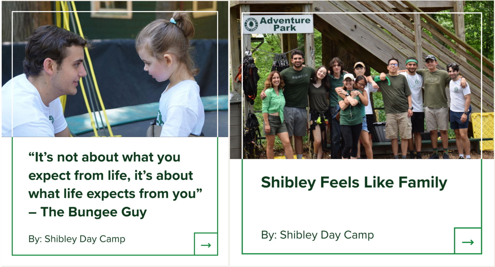 The Staff Experience - Shibley Day Camp